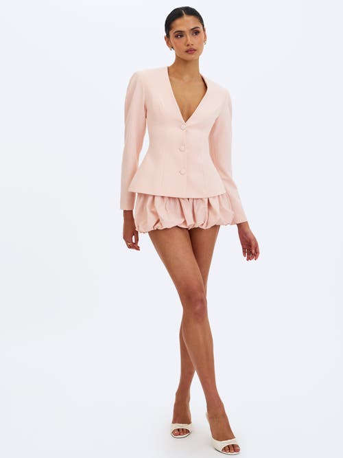MISS CIRCLE NEW YORK Savina Taffeta Bubble Shorts